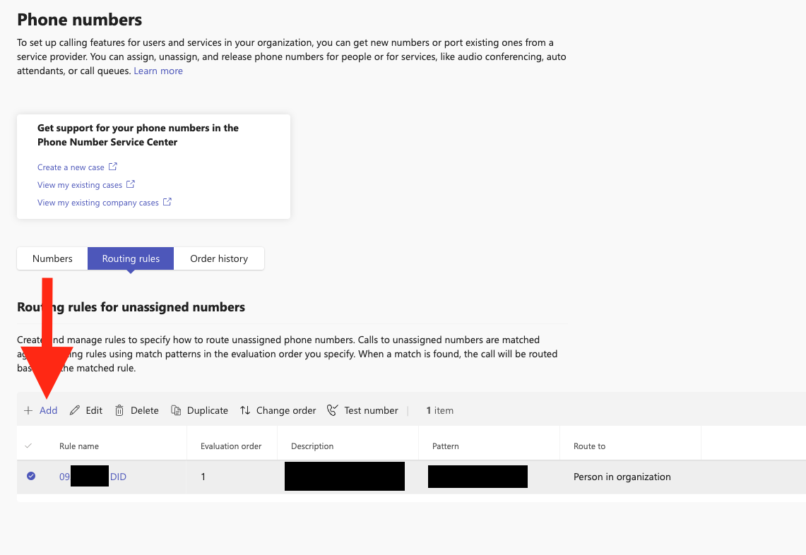 Microsoft Teams - user extension numbers